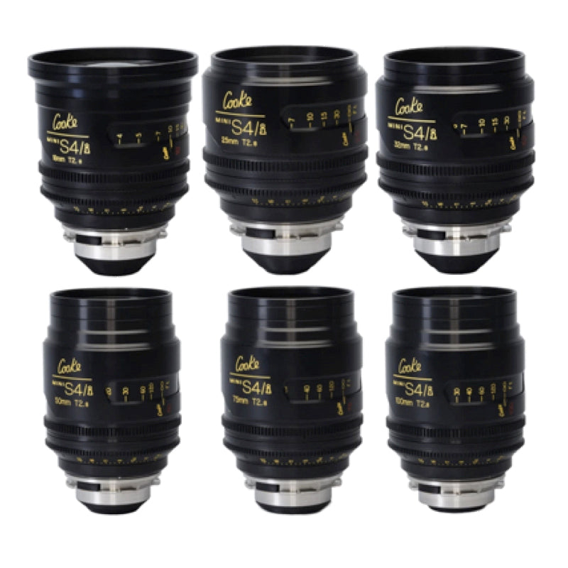 Cooke PL Mini S4/i (6) Prime Lens Set – Camera Ambassador Rentals